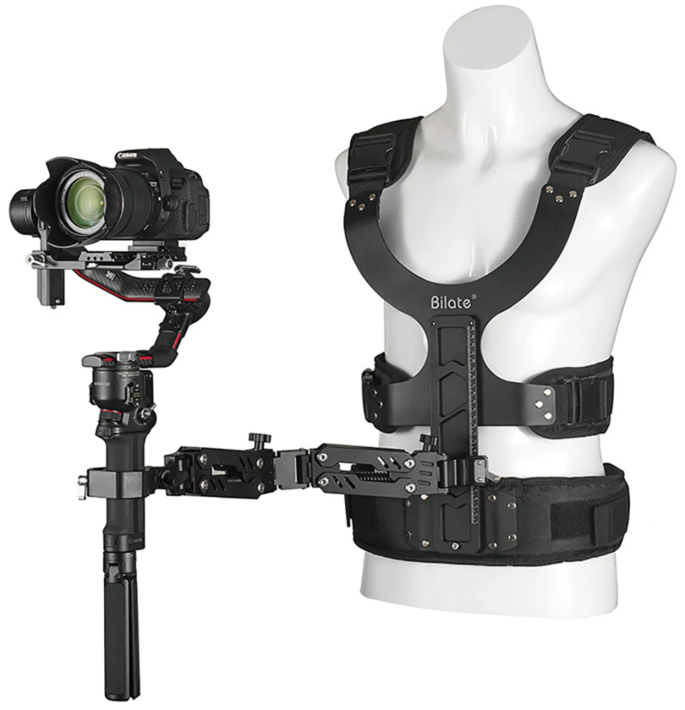 Bilate Video Camera Stabilizer - Comfort & Absorbing Arm Shock