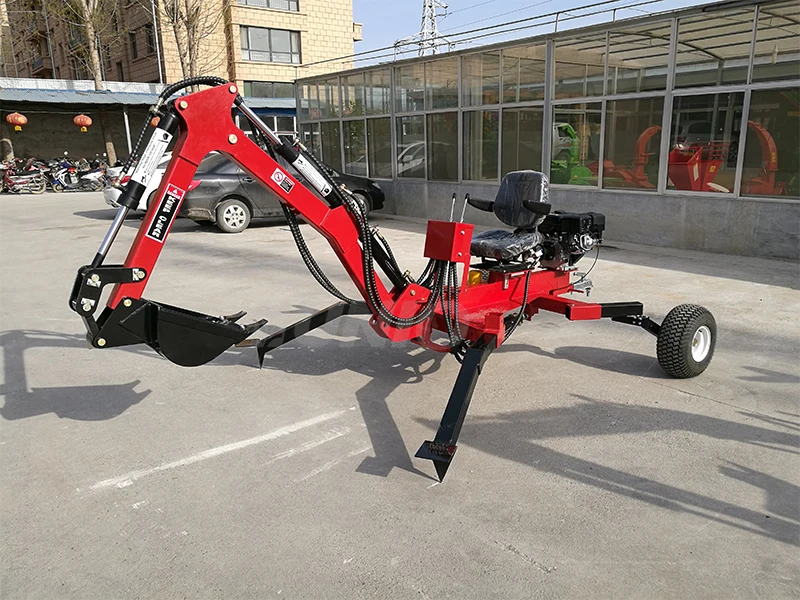 Towable Backhoe Backhoe, 9hp Portable Backhoe Digger Small Towable ...