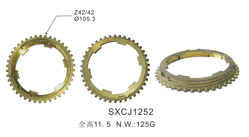 High Quality Manual Auto Parts - Synchronizer Ring Set