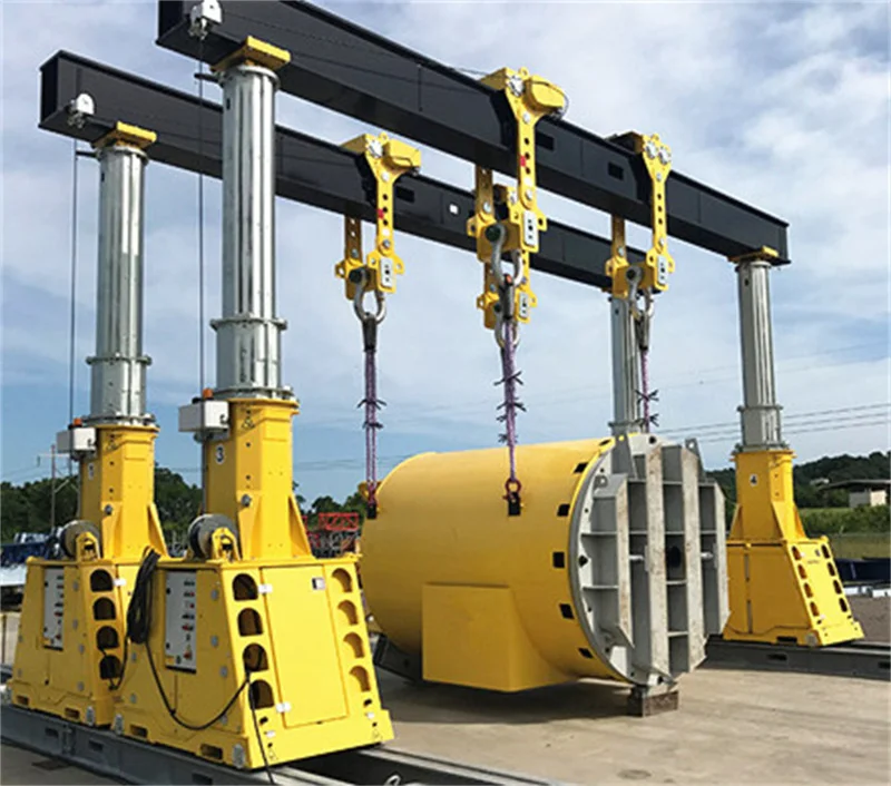 Telescopic Booms Telescopic Gantry Systems 100t Hydraulic Gantry For ...