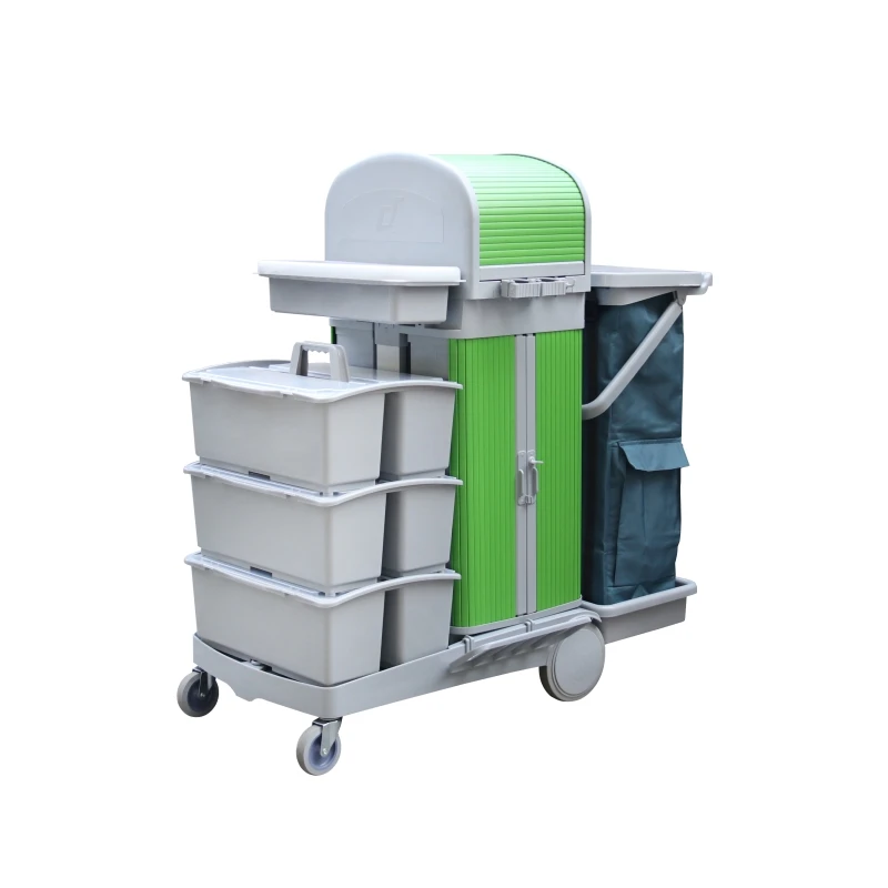 Quality Industrial Mopping Bucket Janitorial Cleaning Trolley Cart With ...