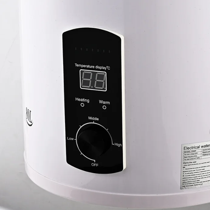 2KW 80L Electric Hot Water Heater Boiler Cylinder Tank Storage Water ...