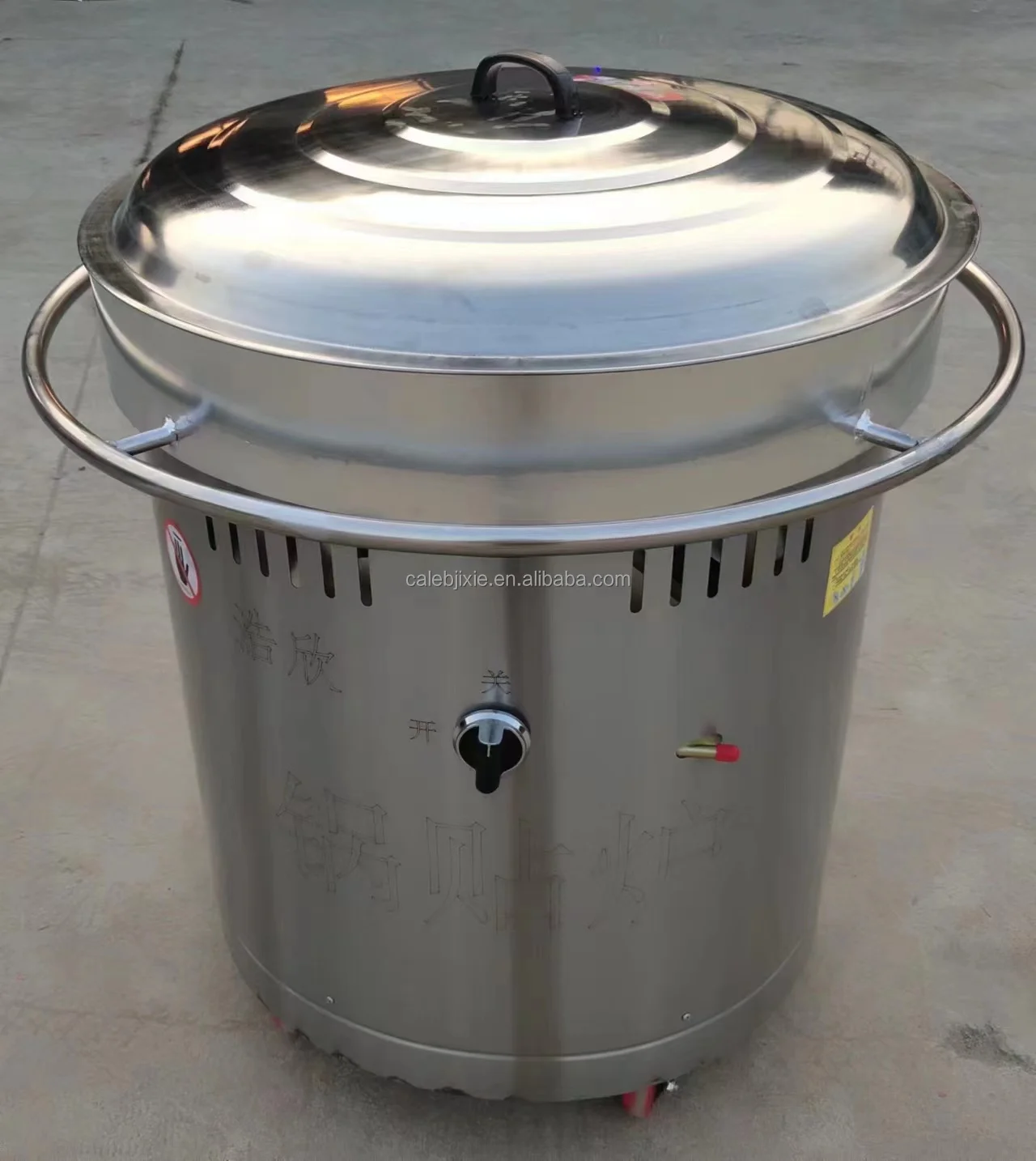 Small Rotary Gas Stove Fried Bun Fryer - Long Service Life