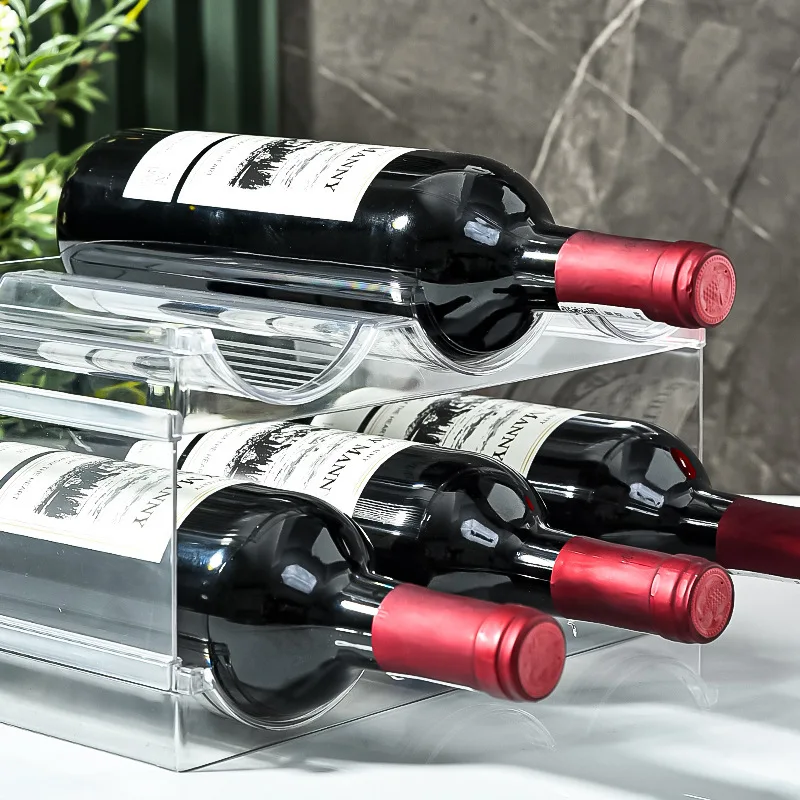 Stackable Clear Water Bottle Storage Box New Model Rack Wine Water ...