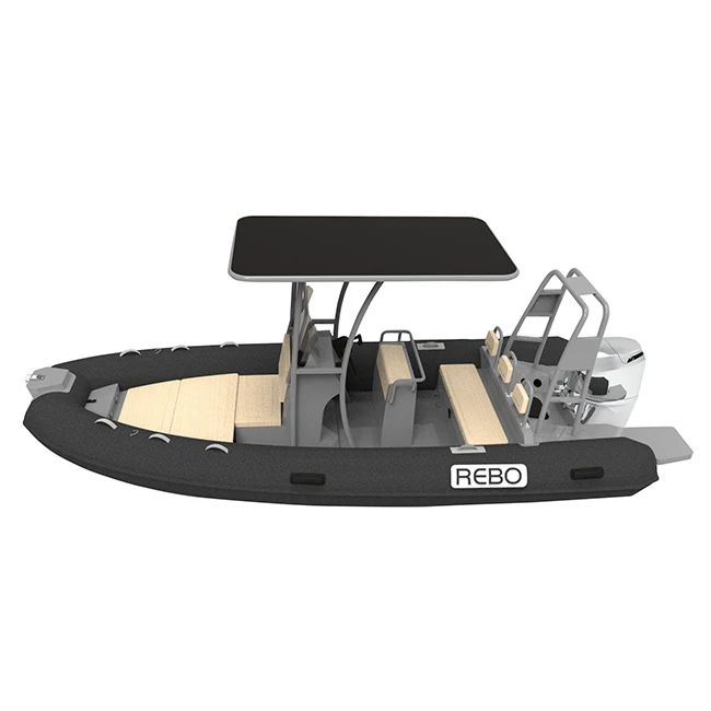 Luxury Italy Aluminum 18ft Rhib 560 Orca Hypalon/PVC RIB Boat ...