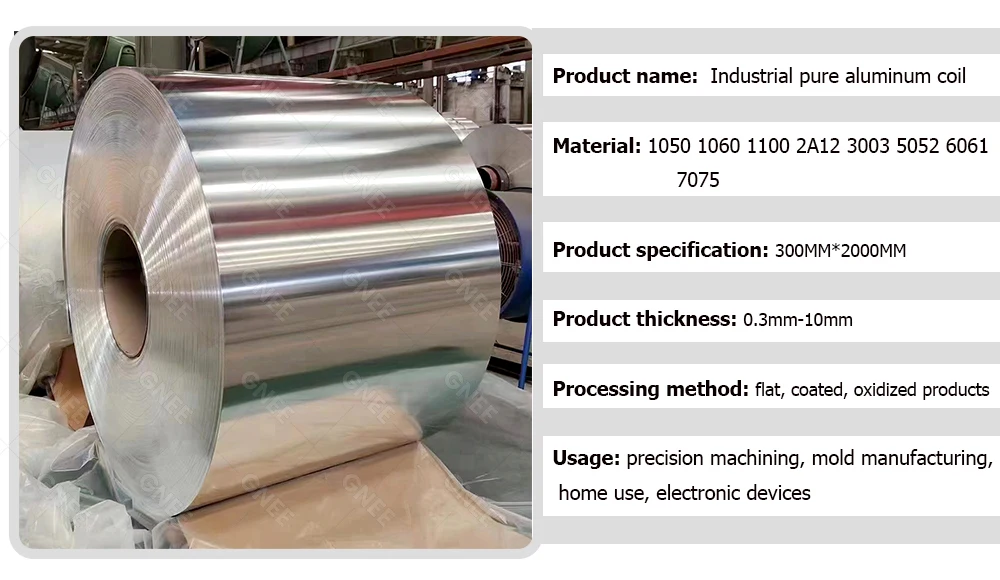 Aluminum Sheet Coil Roll 1100 1050 1060 H60 Aluminum Gutter Coil ...