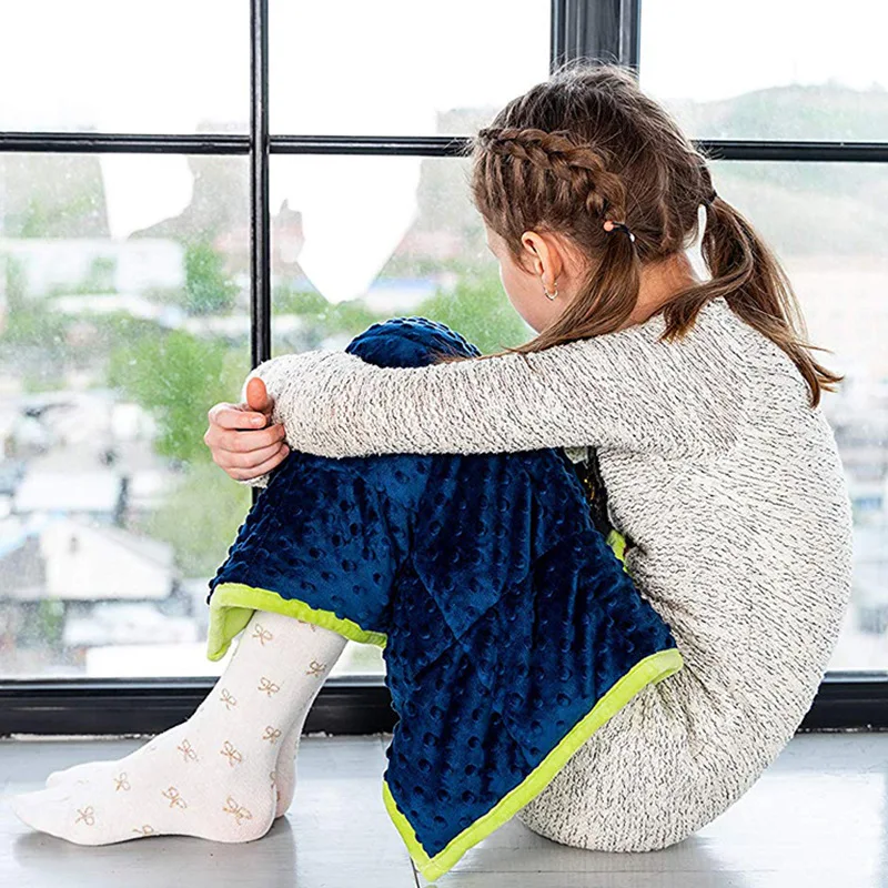 Sensory Weighted Lap Pad Knee Pad For Kids With Autism 3lbs/5lbs/7lbs ...