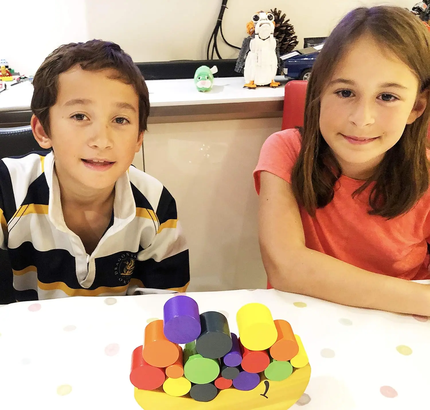 Moon Equilibrium Game Wooden Stacking Blocks Balancing Game For ...