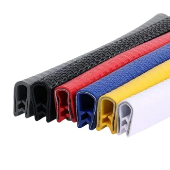 Flexible Pvc U Channel Rubber Edge Trim Protector For Shape Rough ...