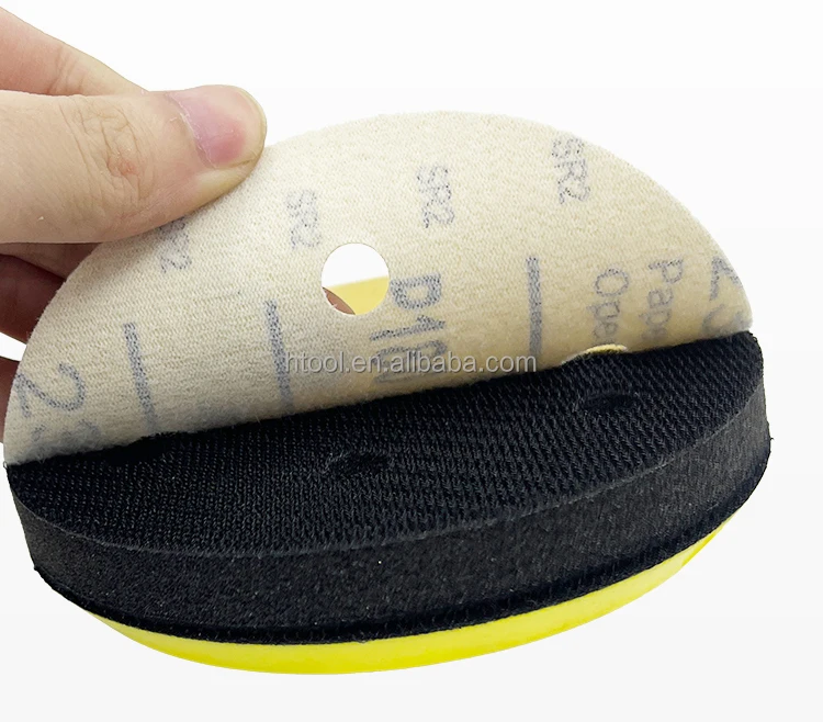 Factory 6 Inch 6 Holes Sponge Cushion Interface Buffer Backing Pad For ...