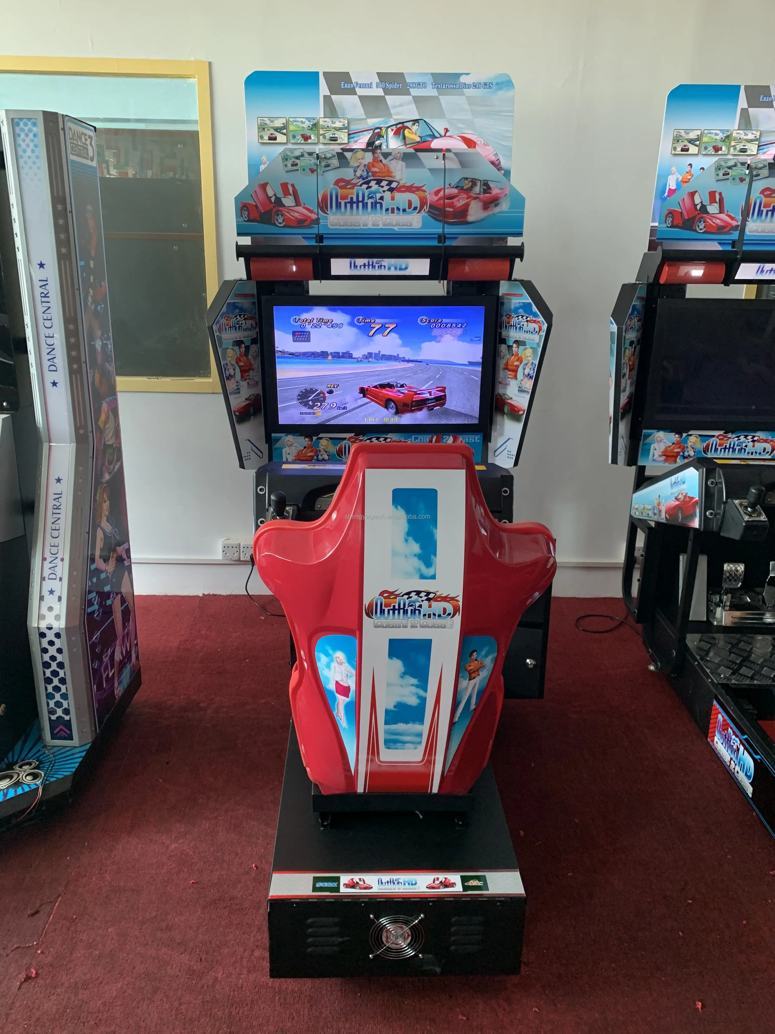 Hd Video Driving Simulator Car Arcade Racing Machines Driving Amusement ...