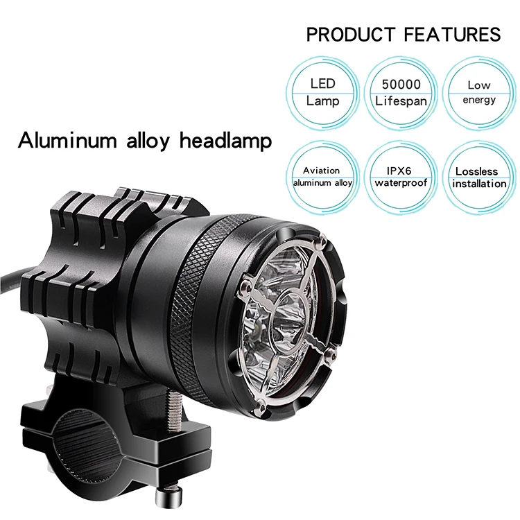 WUPP Motorcycle Lighting System - 12V External LED Lights