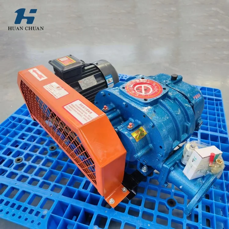 Roots Blower Aeration Vacuum Three Lobe Air Blower In Waste Water ...