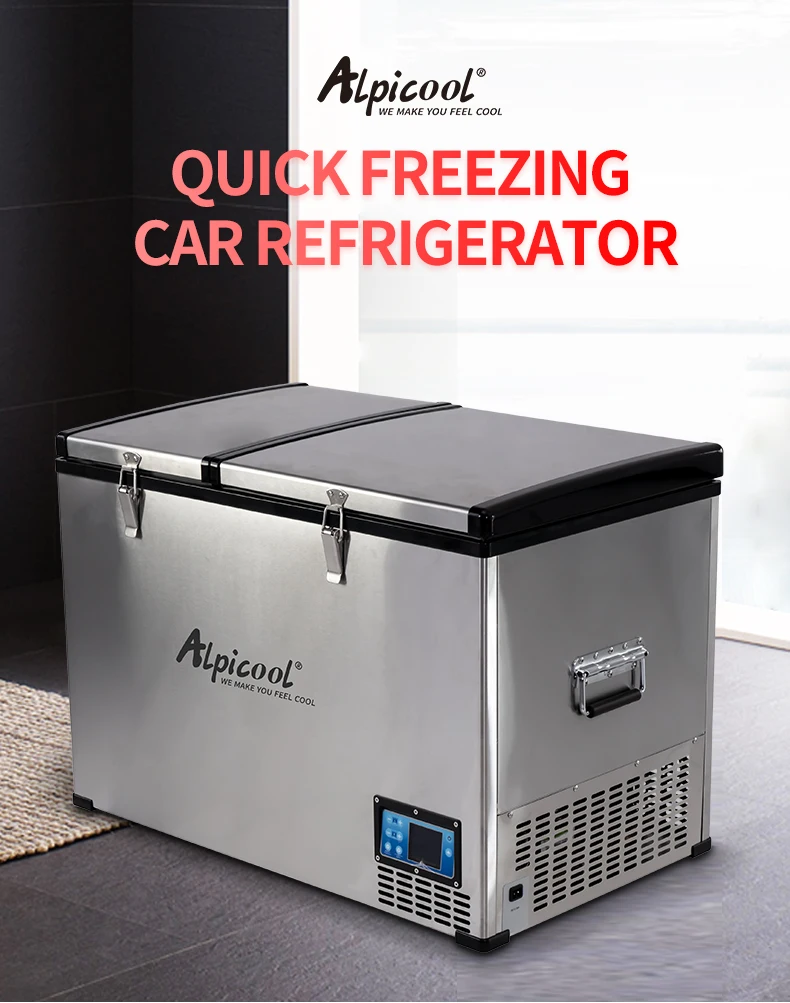 Alpicool BCD Stainless Steel Caravan Compressor DC Fridge