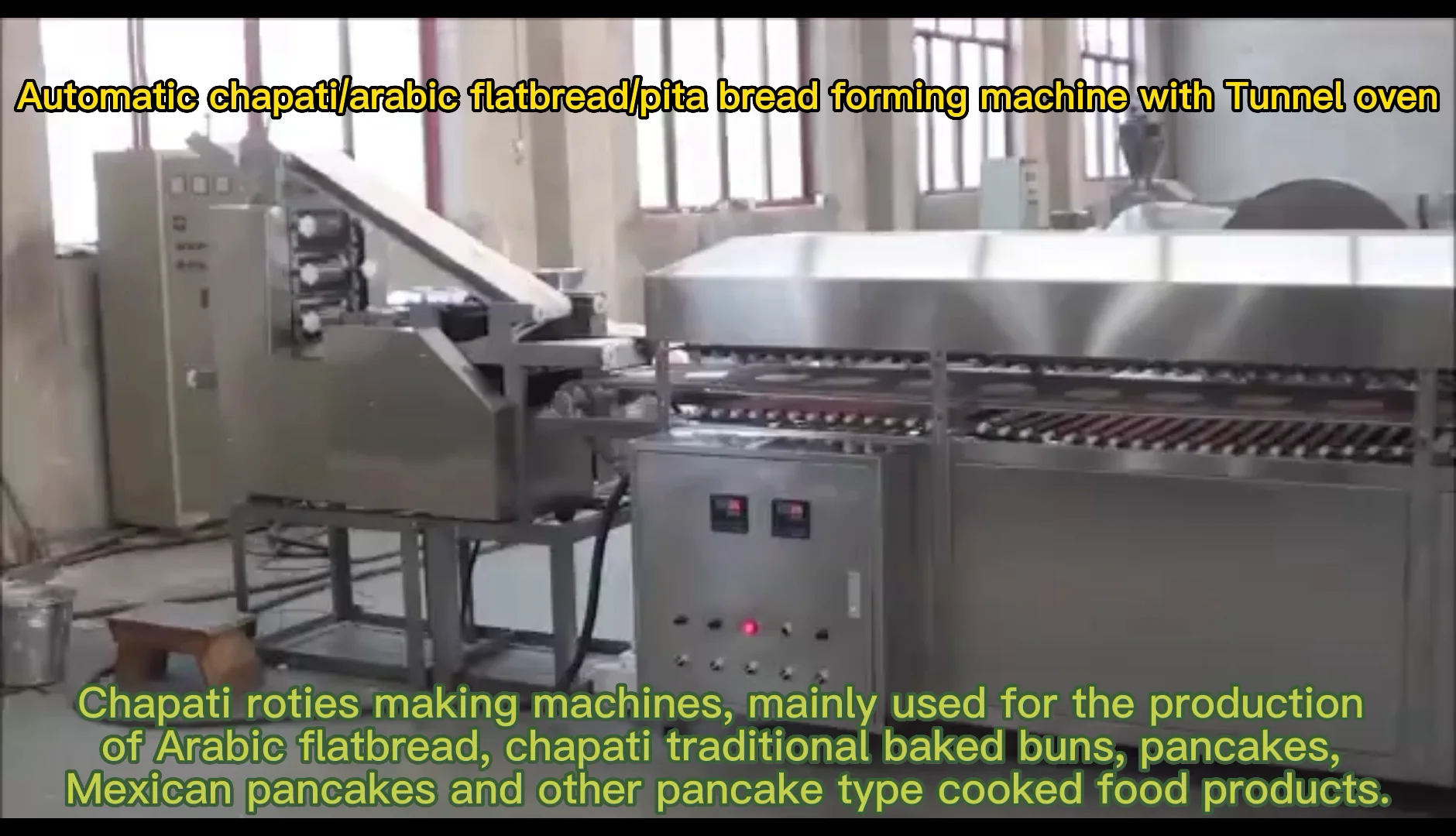 Commercial Grain Lebanese Lavash Naan Chapati Flat Arabic Pita Bread ...