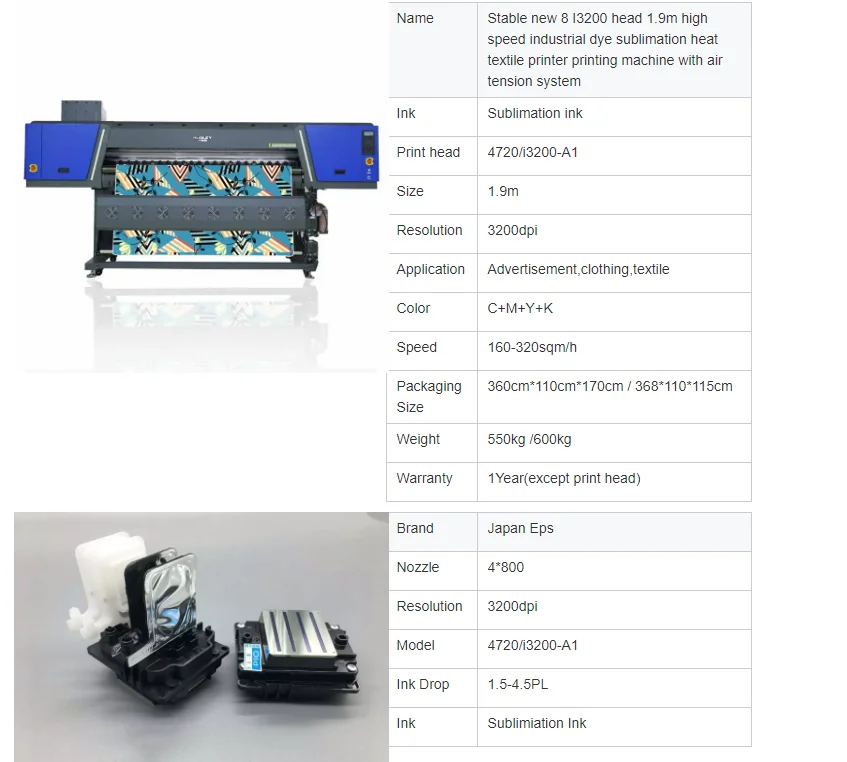2024 Sublimation Printer 2024 - High Productivity & Quality