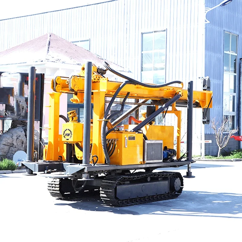 Crawler type down-the-hole drilling rig, pneumatic blasthole drilling ...