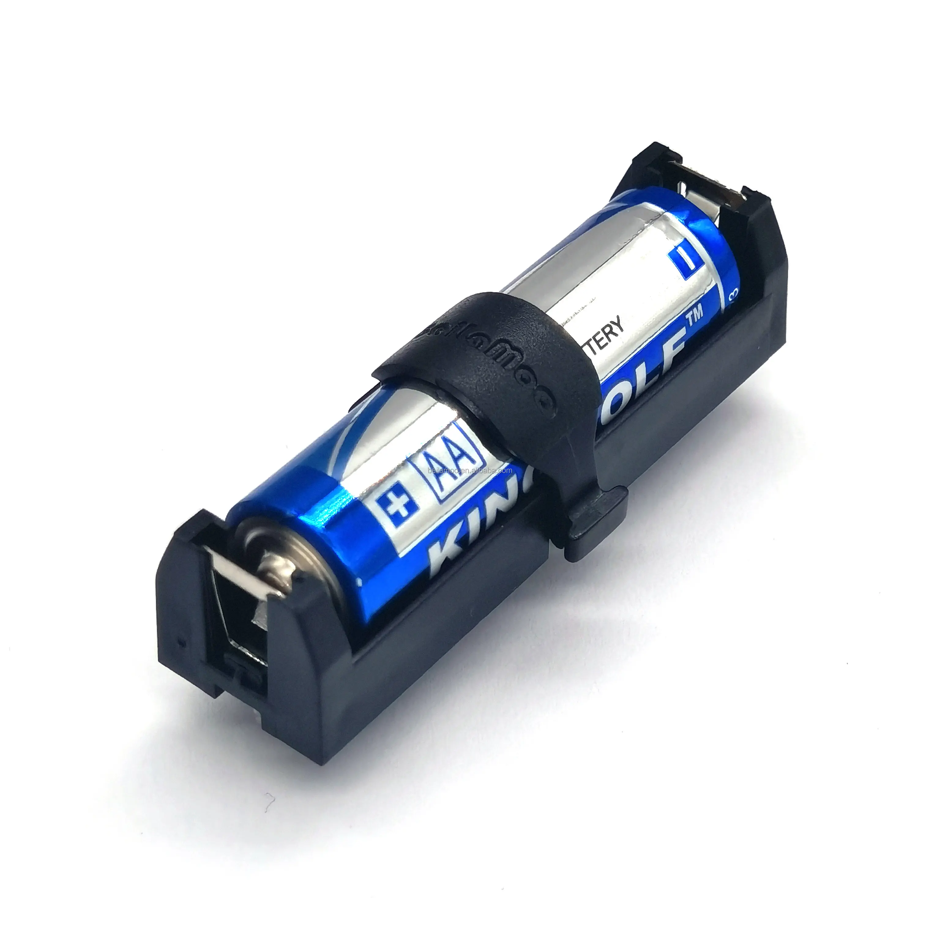 1aa Battery Holder With Pc Pins Um3*1 With Clip - Buy Aa Battery Case ...
