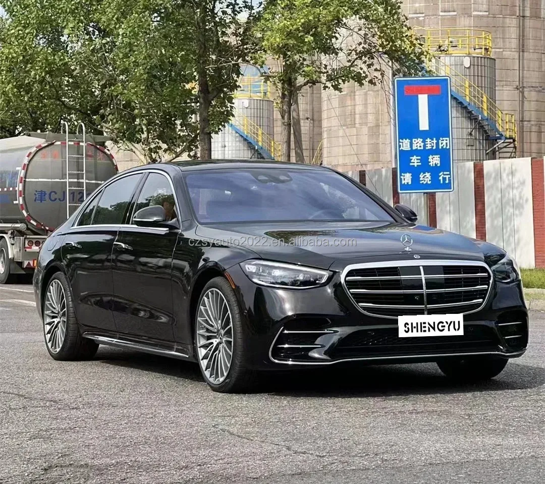 Body Kit Include Front Bumper Assembly Rear Lip Exhaust For Mercedes ...