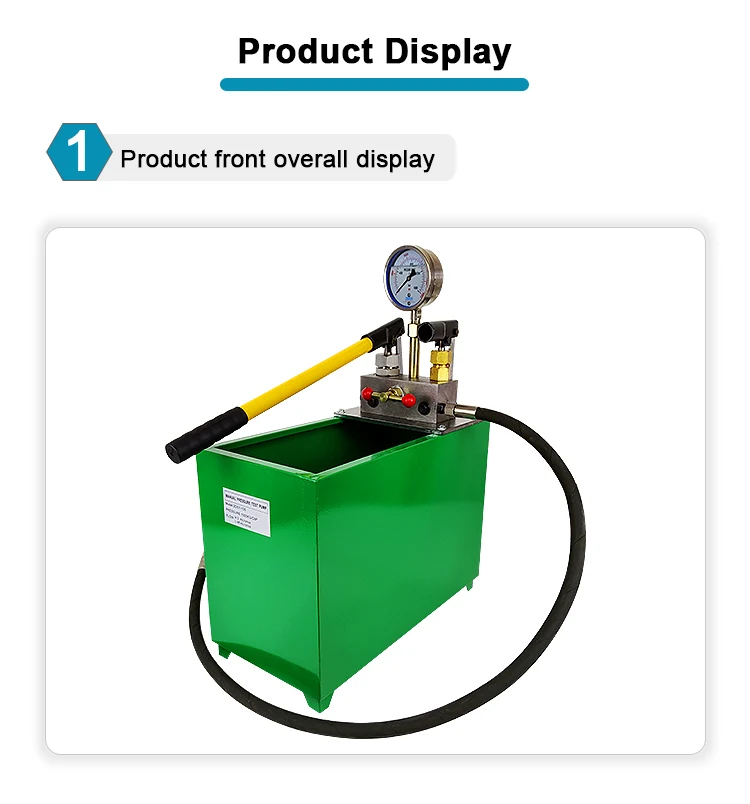 2DSY-80 Manual Pressure Test Pump - 800bar High Pressure