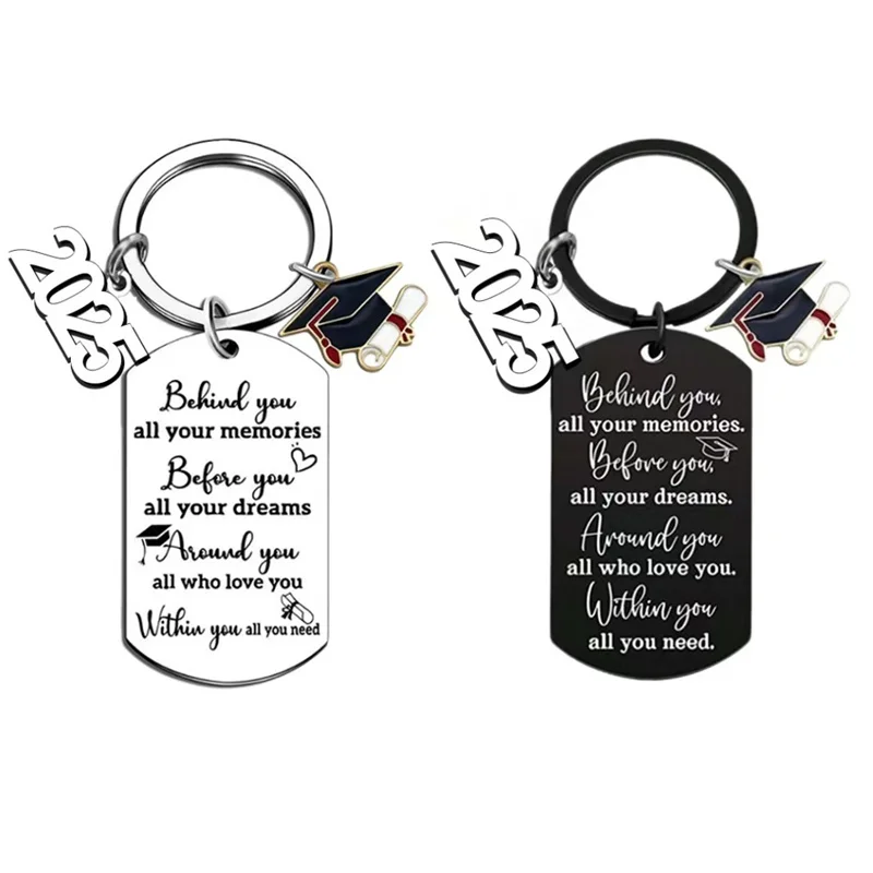 2025 Graduation Keychain Metal Souvenir For Her/him Class 2025 College ...