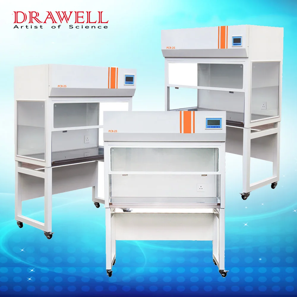PCR-2S Laboratory PCR Laminar Flow Cabinet 2-Stage Filtration Medical ...