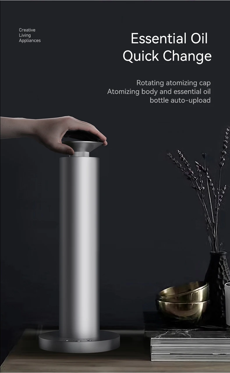 Pure Metal Ultra-quiet Floor-standing Aromatherapy Oil Diffuser For ...
