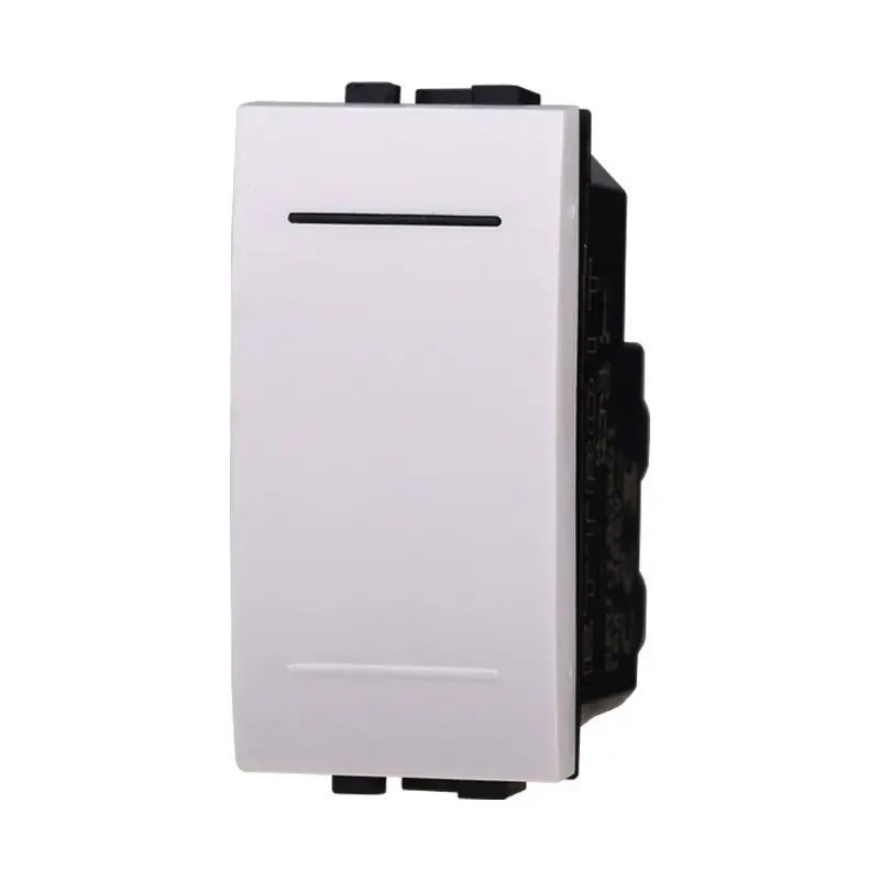 Single Pole 1P 16A White Rocker Switch Compatible with Bticino Living ...