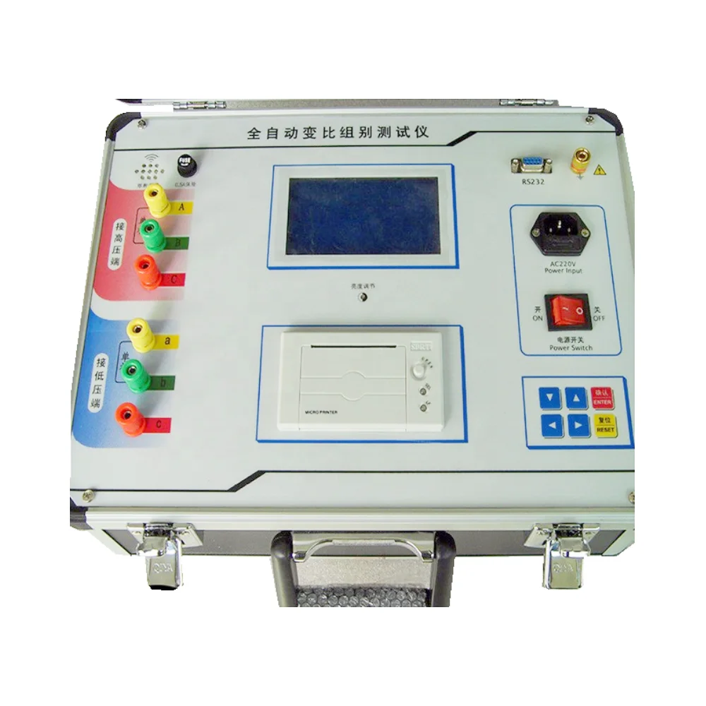 Full Automatic Transformer Ttr Testing Equipment Turn Ratio Meter - Buy ...