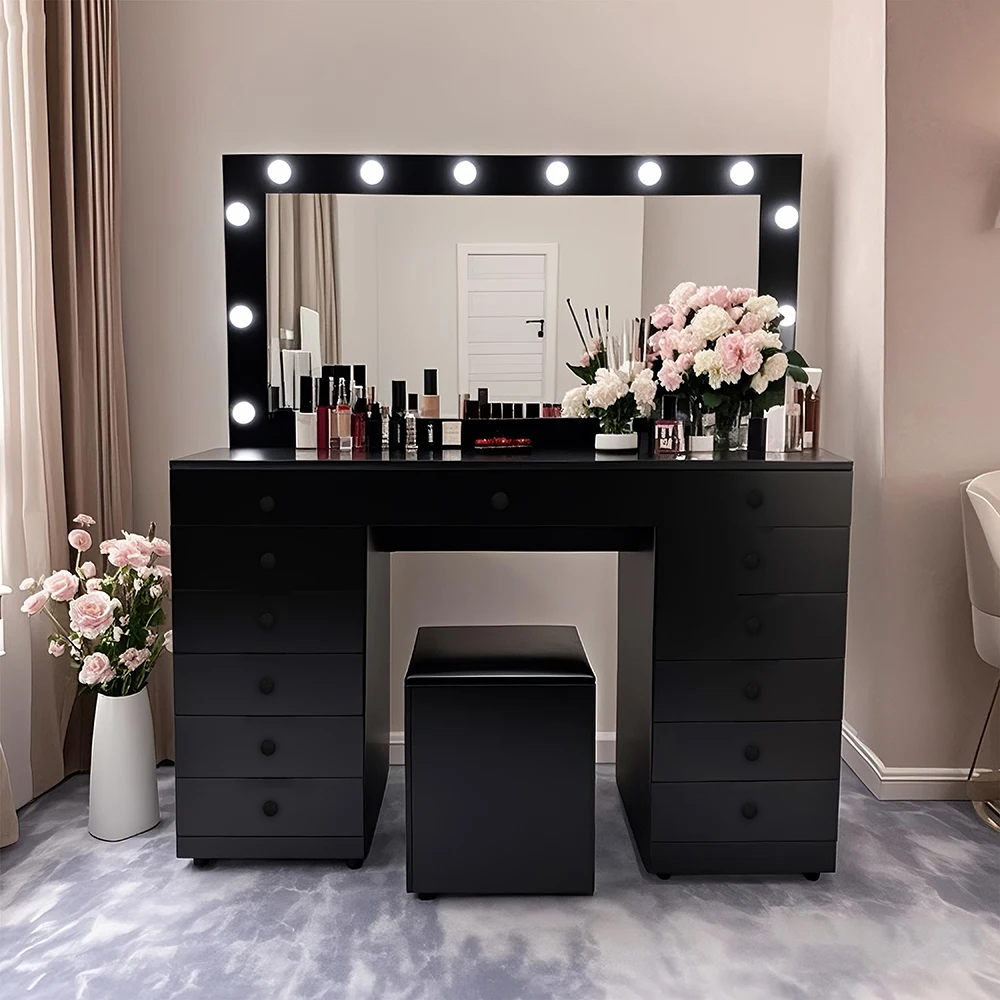 Factory Luxury Furniture Dressing Table Girls Vanity Desk for Makeup ...