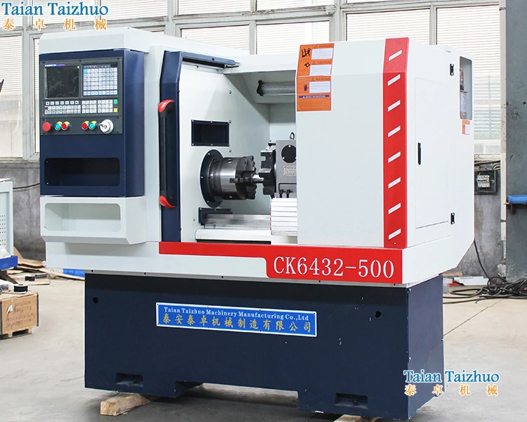 CK6432 CNC Lathe Machine with Bar Feeder - Precision & Efficiency