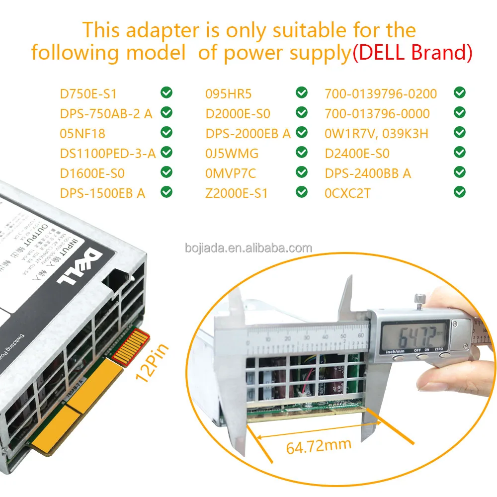 17 Ports 12V ATX 6pin Server Power Supply PSU Breakout Board