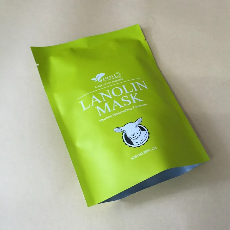 Aluminum Foil Cosmetic Sample Sachet Print Plastic 3 Sides Sealed Skin ...