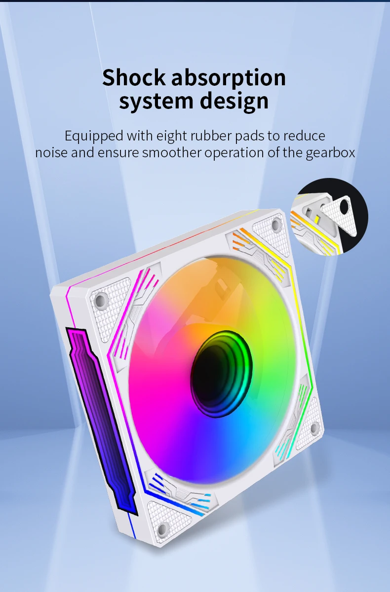 Custom Computer PC 120MM Fan RGB Cooling Fans CPU Cooling Led Gaming ...