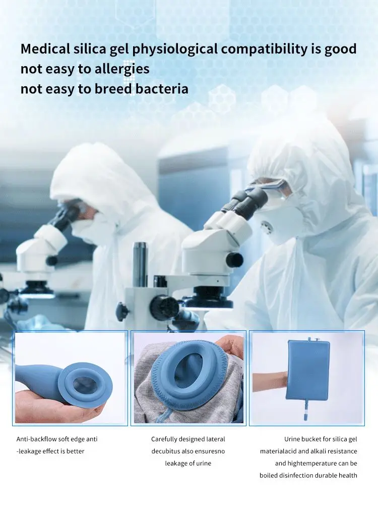 Jj Smart 1000ml Medical Disposable Silicone Urine Collector ...