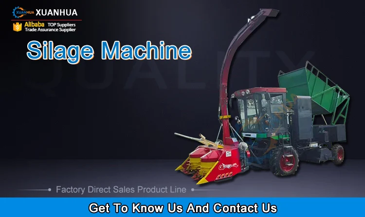 Professional diesel Engine Stalk Silage Chopper Machine Tractor Type ...
