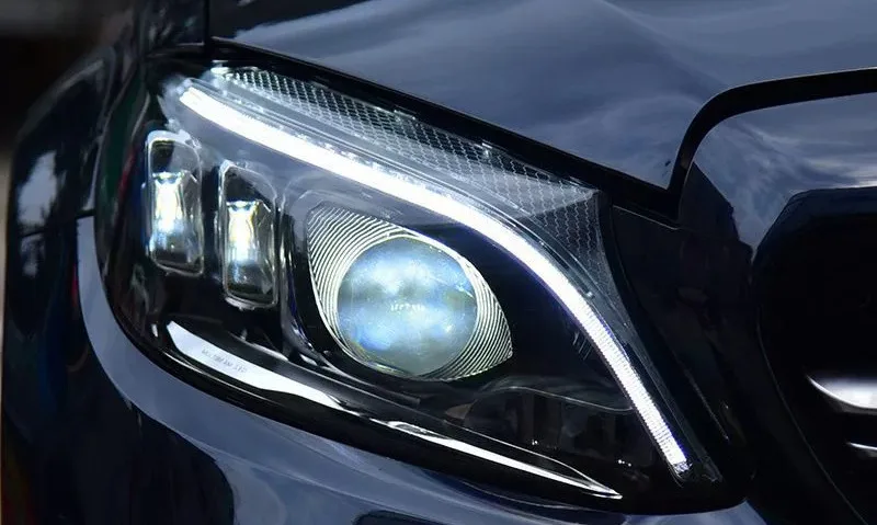 W205 Headlight Upgrade for Benz C Class 2014-2021 C180 C200 C260 C300 ...