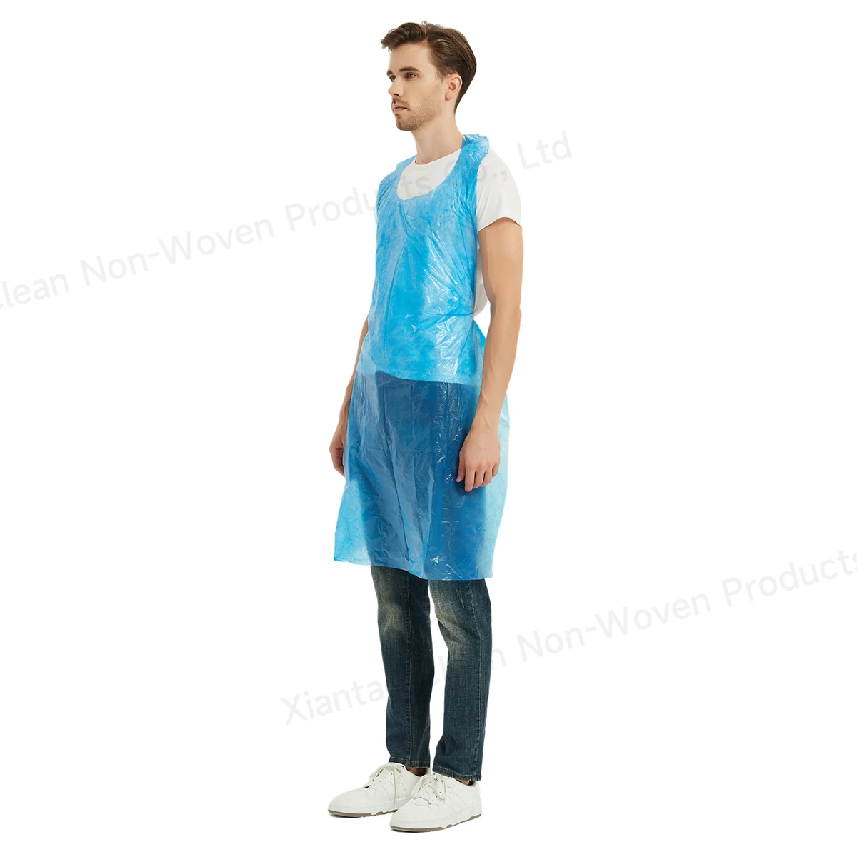 Customized Color Pe Kitchen Medical Apron Disposable Waterproof Pe ...