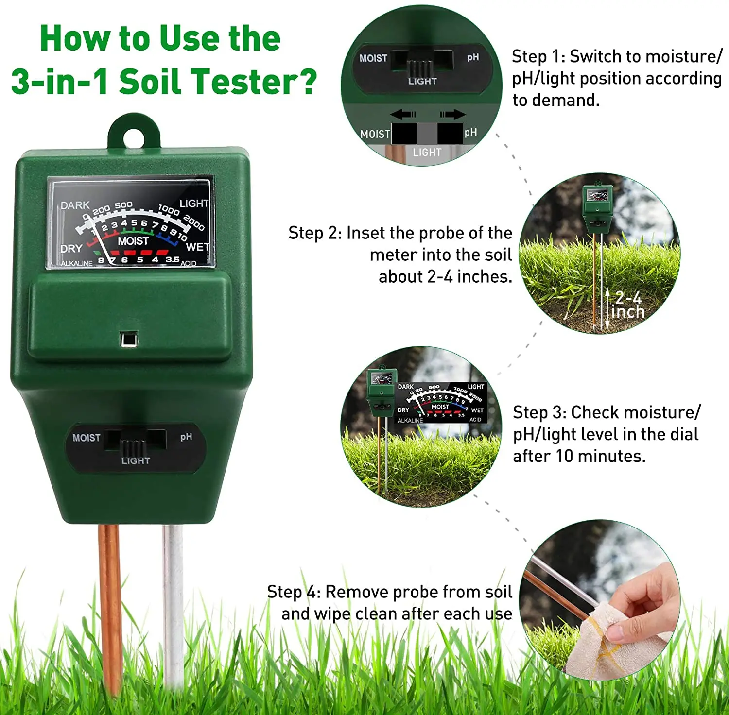 Soil ph Meter Plants Farm Soil Monitor for Sale| Alibaba.com