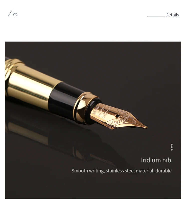 Luxury Metal Fountain Pen - Custom Logo & Professional Write