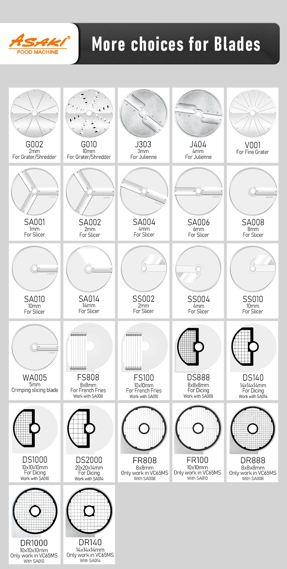Asaki Stainless Steel Electric Vegetable Slicer & Cutter - Commercial ...
