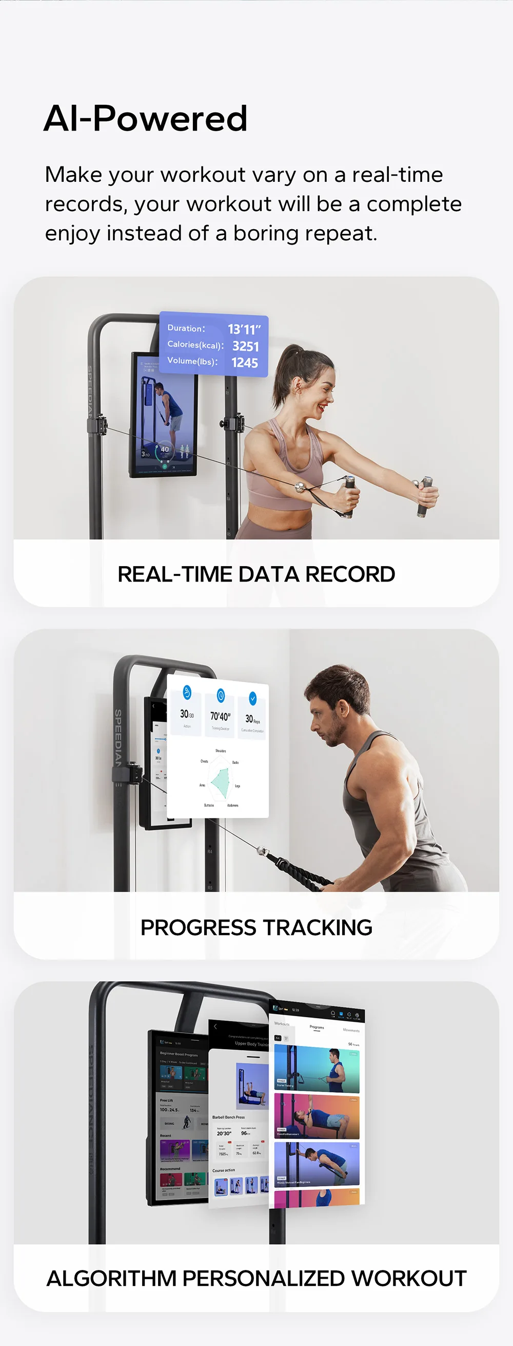 Speediance Gym Monster All In One Home Gym Digital Fitness Vitruvian ...