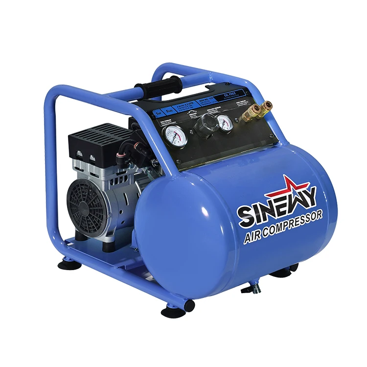 SINEWY Maquina Compresor De Aire 220V Silent Small Portable Oilless Oil ...