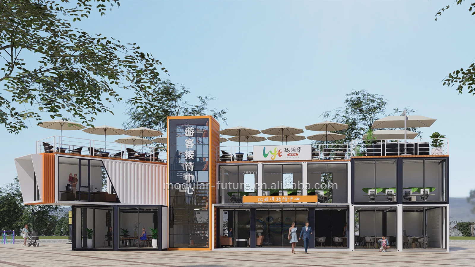 Modular Future Structure Industrial Warehouse Workshop Container ...