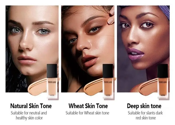 Imported Wholesale Makeup Oil Free Vegan Matte Man Foundation Cosmetics ...