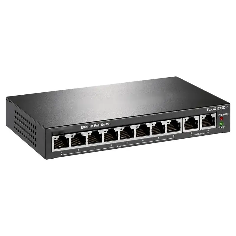 Tl-sg1210dp Full Gigabit Ethernet Poe Switch /8ge(poe)+2ge - Buy ...