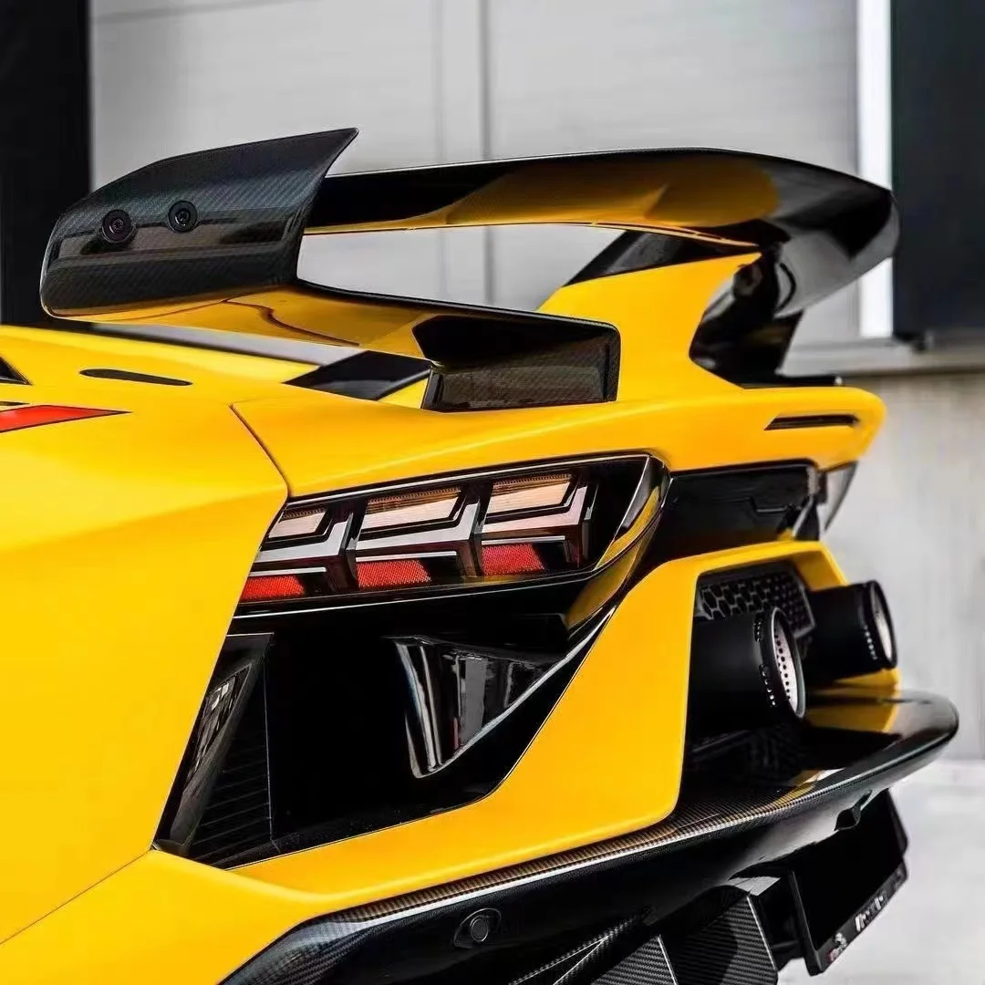 SVJ Style Body Kit Front Bumper Spoiler Exhaust Hood Bodykit for ...