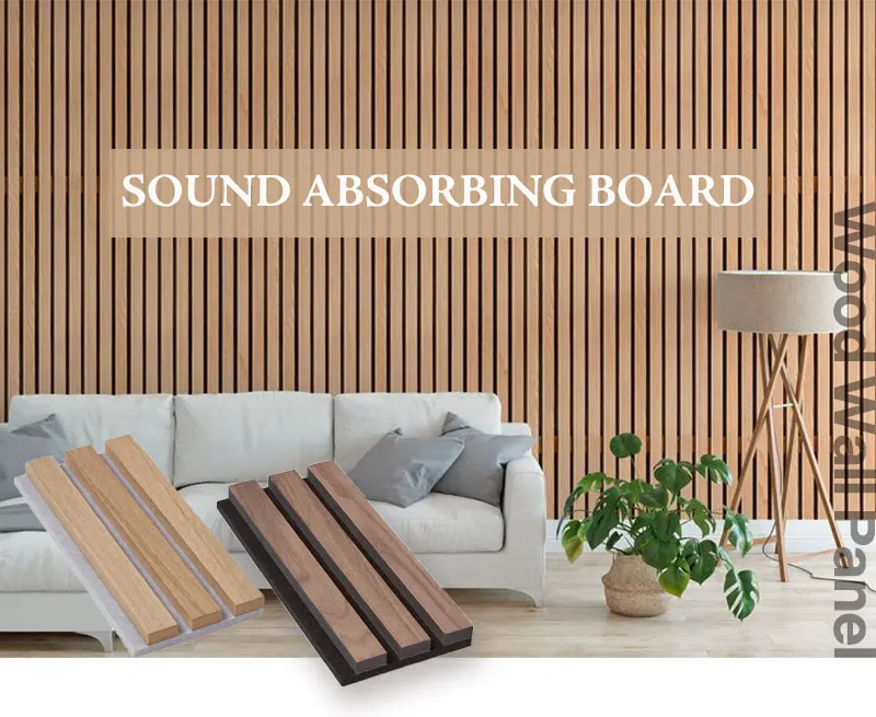 Modern Home Office Akupanel Acoustic Wood Wall Panels Soundproof Slat ...