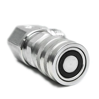 90 Degree Elbow Hydraulic Quick Coupler Flat Face Iso16028 ...