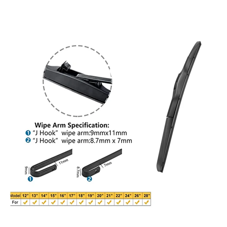 Hybrid Wiper Blades Factory Price Wholesale Wiper - Buy Hybrid Wiper Blades,Japanese Car Wiper ...